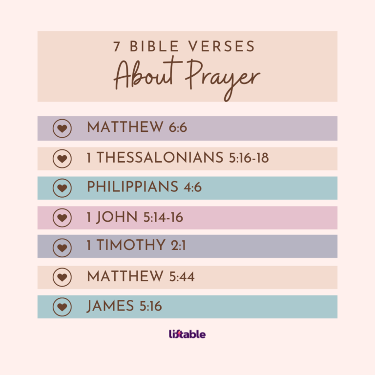 Bible Verses About Prayer