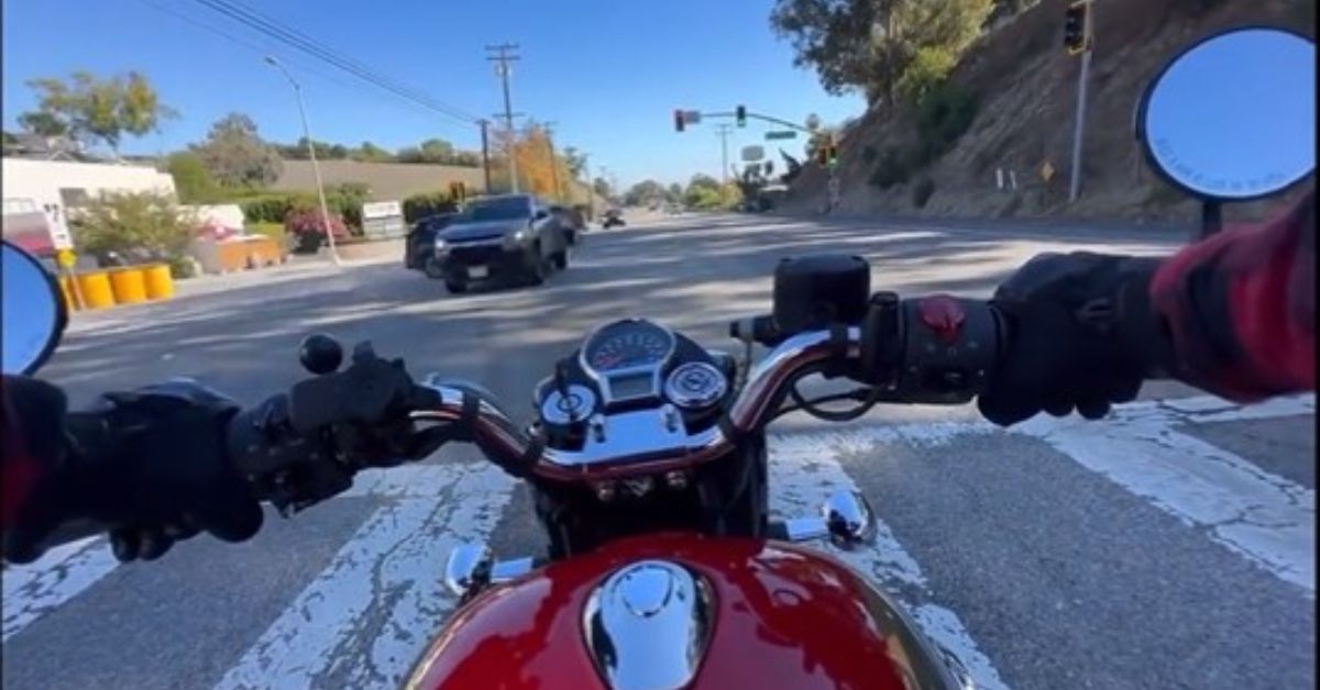 Miracle: Video Catches Motorcyclist Survive High-Speed Crash